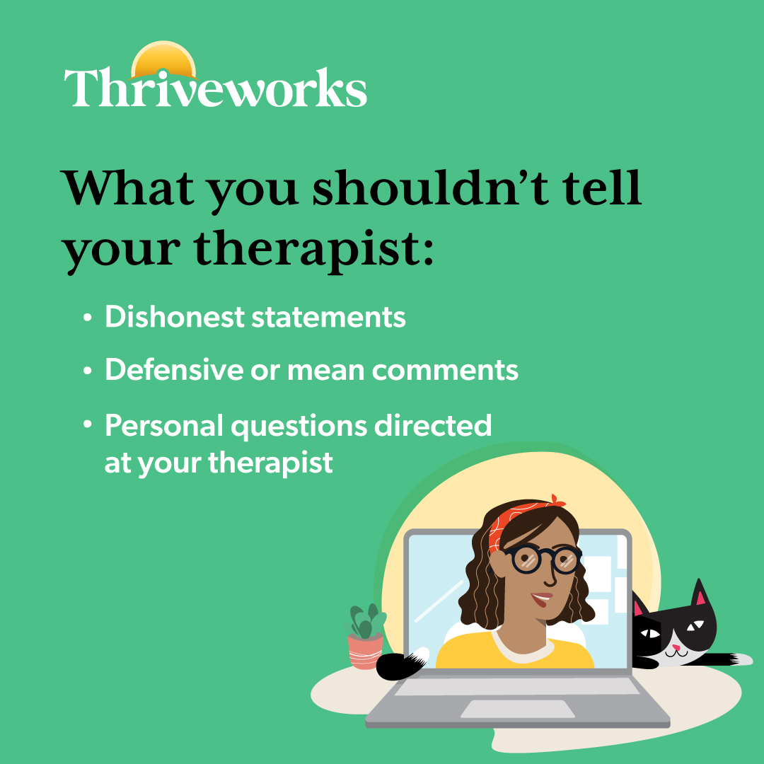 What Not to Share in Therapy
