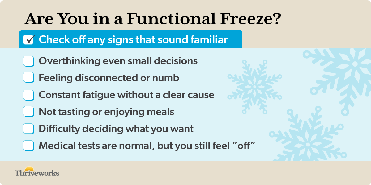 Are You Stuck in a Functional Freeze? What It Means & How to Recover